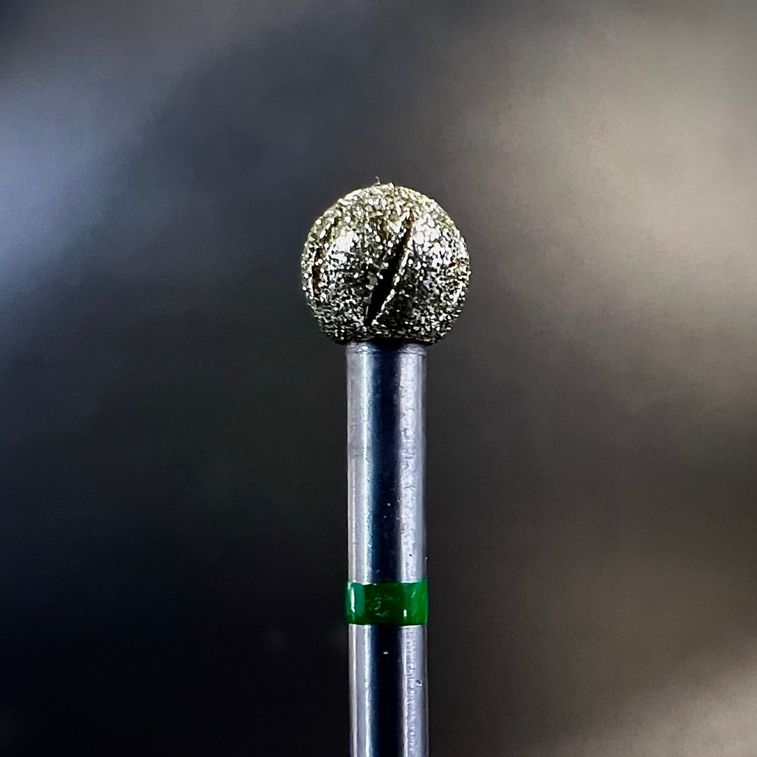 Ball Diamond Bit 5.0mm Coarse grit - EMI Canada Nail School and Supply