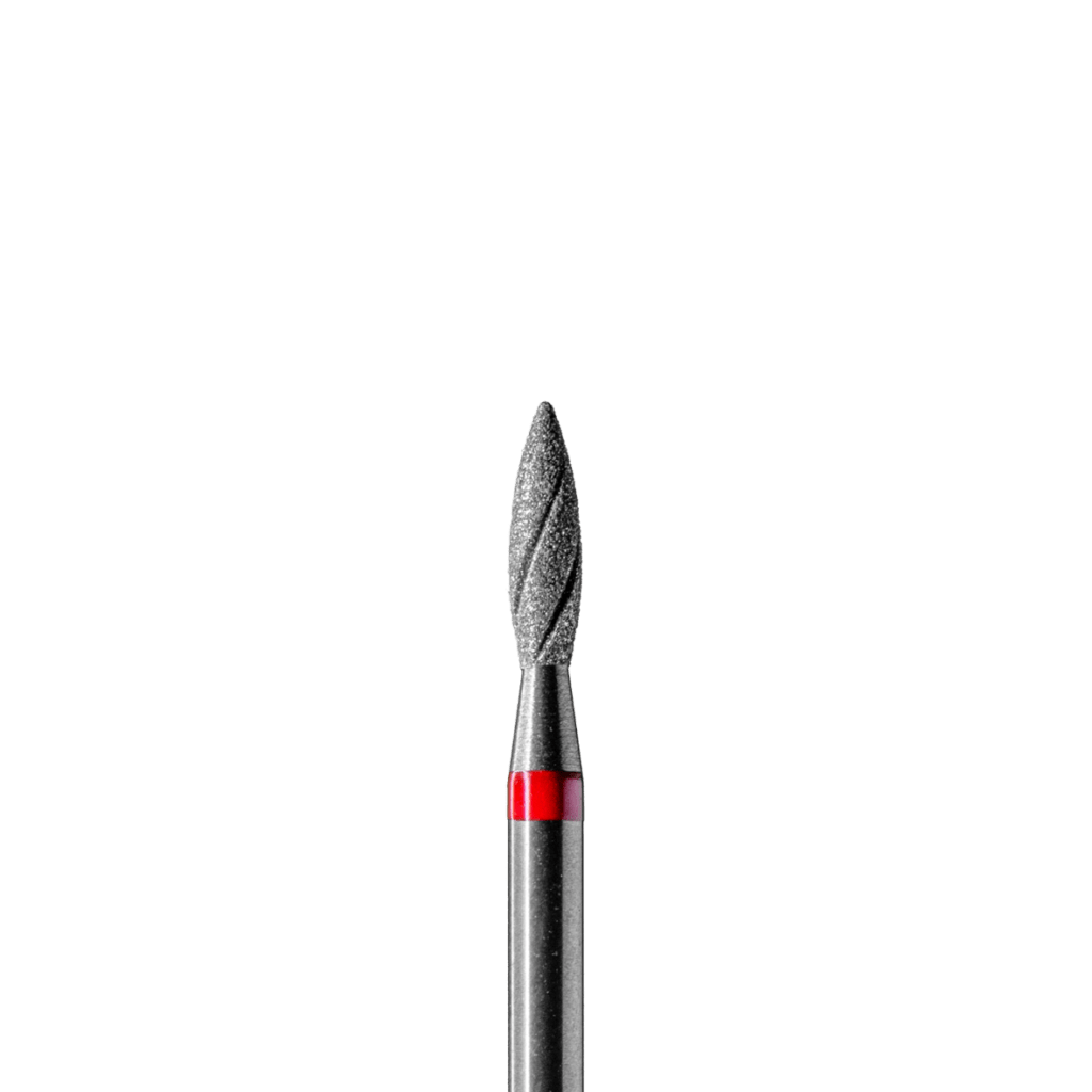 Flame Diamond Bit 2.3 mm Fine grit - EMI Canada Nail Supply